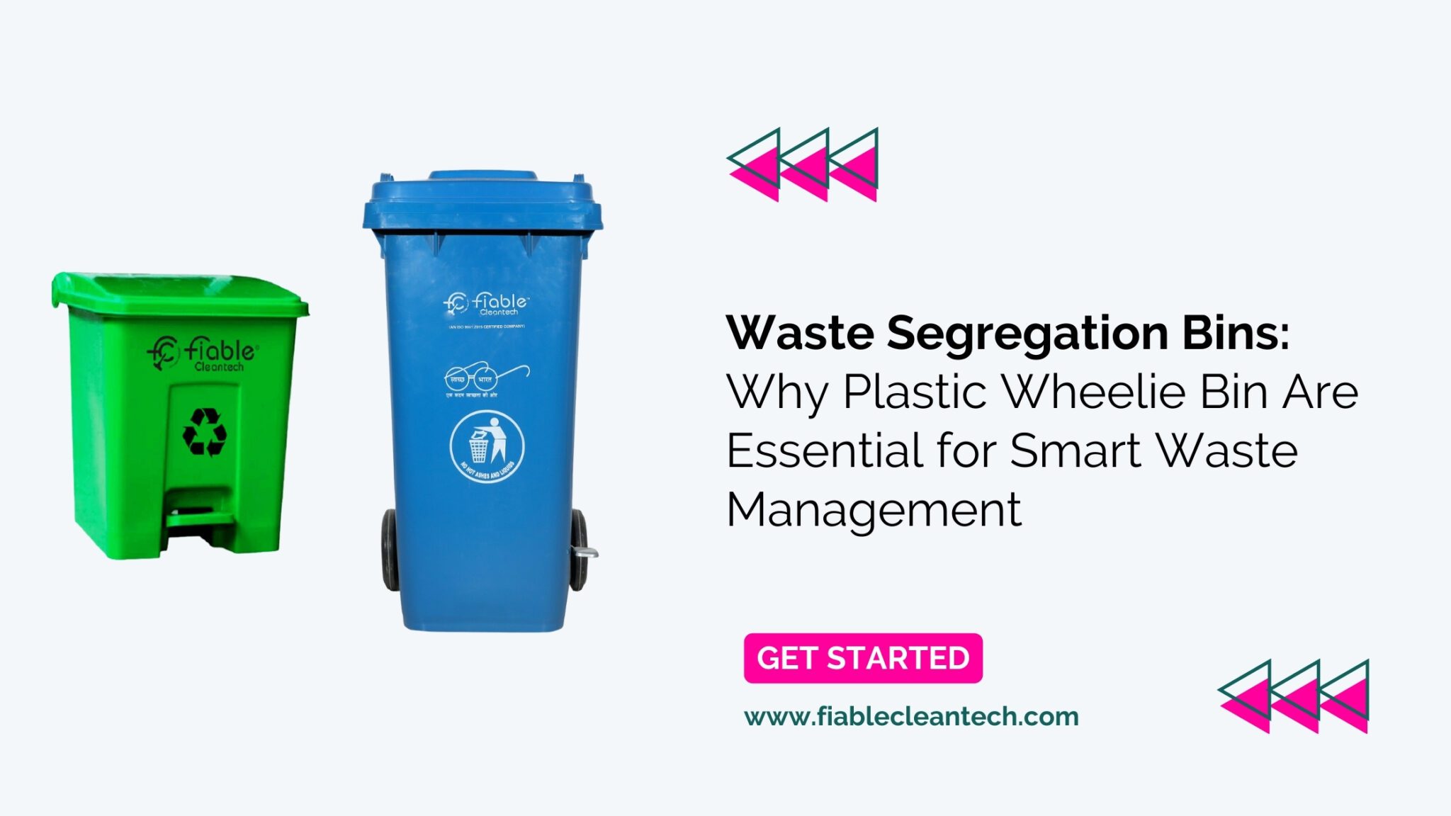 Plastic Wheelie Bins for Smart Waste Segregation